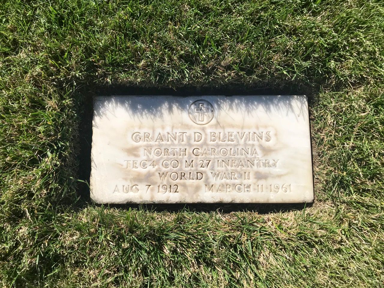 Blevins, Grant David – Our Military Ancestors